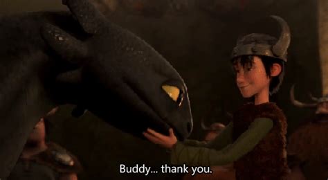 Toothless And Hiccup Hug