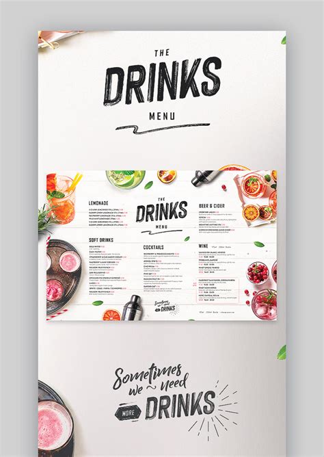 20 Cool Restaurant Food Menu Templates Best Modern De