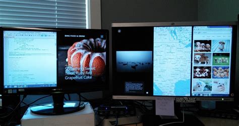 dual monitor set up windows 10