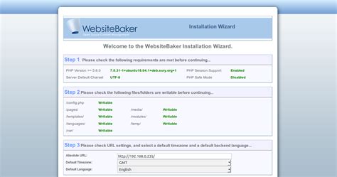 how to install websitebaker cms on ubuntu 18 04 lts