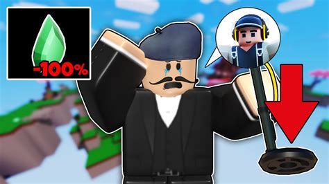 Devs Nerfed Metal Detector Kit Again Roblox Bedwars Youtube