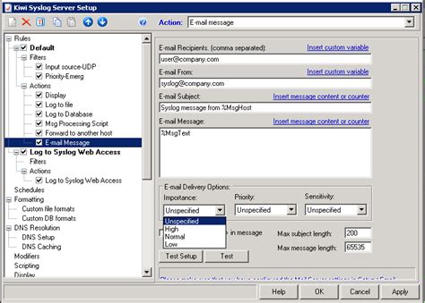 solarwinds kiwi syslog server kiwi syslog消息管理工具