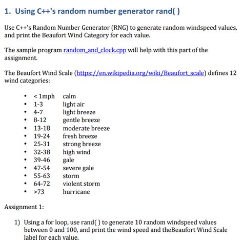 solved 1 using c s random number generator rand use