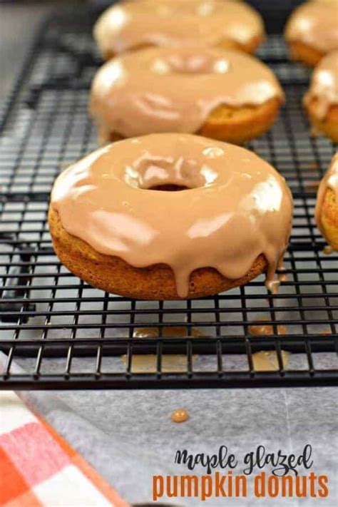 Maple Glazed Pumpkin Donuts Shugary Sweets