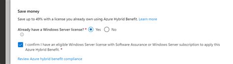 save money using azure hybrid benefit for your vms