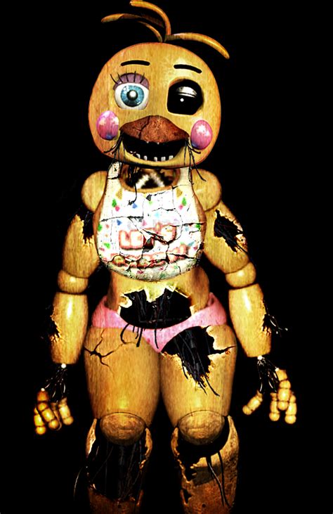 Five Nights At Freddys [withered Toy Chica] By Christian2099 On Deviantart