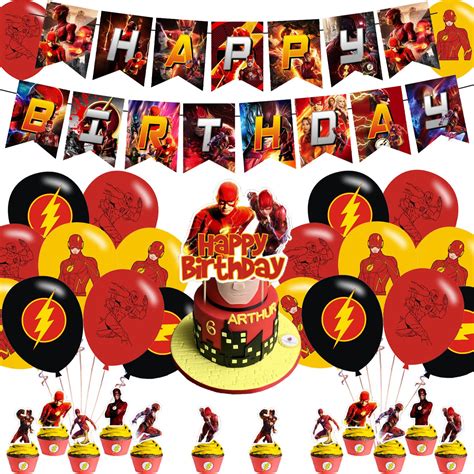 Buy The Flash Birthday Supplies The Flash Birthday Party Decorations