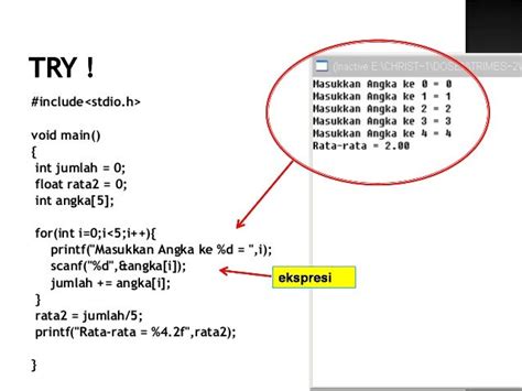 tipe data dan array
