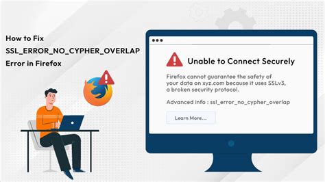 how to fix ssl error no cypher overlap error in firefox