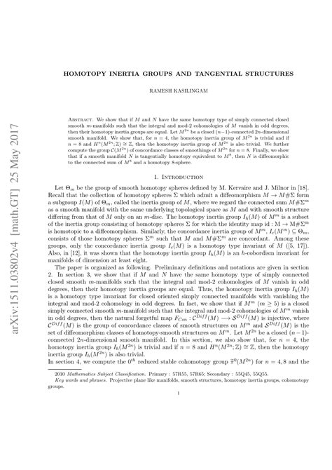pdf homotopy inertia groups and tangential structures