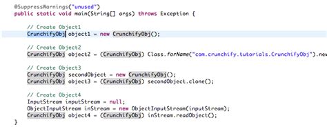 what are all the different ways to create an object in java total 6