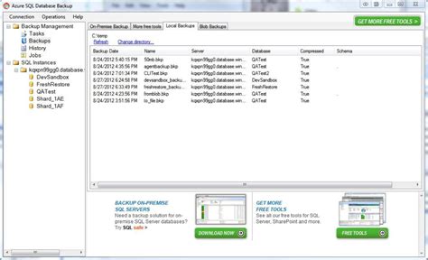 download azure sql database backup 1 1 2 0