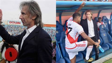 Ricardo Gareca Recibe Enorme Ovación De La Hinchada Peruana En