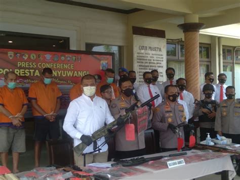 Polresta Banyuwangi Berhasil Bongkar Home Industri Pembuatan Senjata