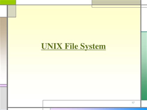 Ppt Unix File Systems Powerpoint Presentation Free Download Id 9720683