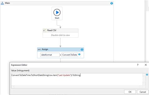 convert datetime o p from datatable value to short date help
