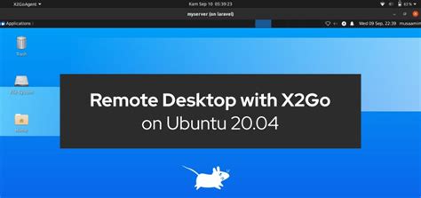 how to install remote desktop with x2go on ubuntu 20 04 linux and open