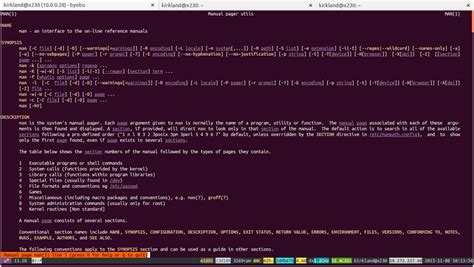 from the canyon edge byobu s ubuntu color scheme for manpages and grep