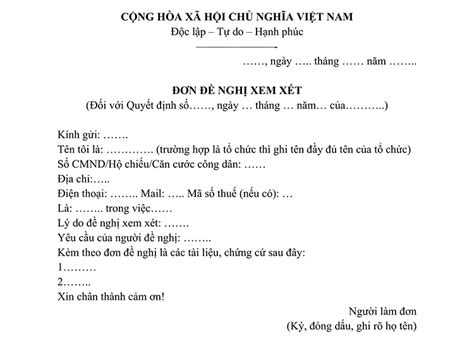 Mẫu đơn đề Nghị Là Gì Và Cách Viết đơn đề Nghị Chuẩn Chỉnh Nhất