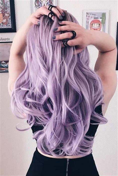 Light Purple Hair Dye Hair Color Pastel Coloured Hair Fall Hair