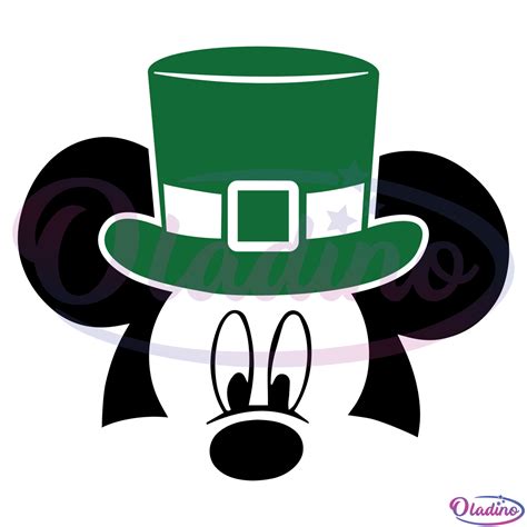 Saint Patrick Mickey Mouse Svg Digital File Patrick Svg
