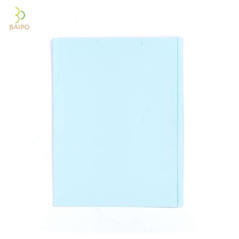 แฟ้มกระดาษแบบพับ ตราใบโพธิ์หนา 230 300 แกรม ขนาด A4 F4 แพค 10 เล่ม