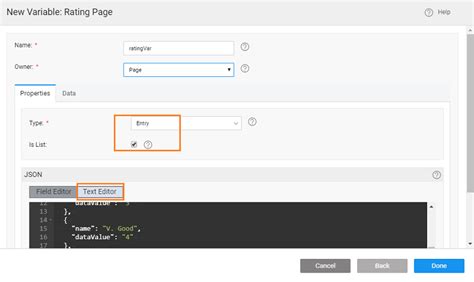 build rating widget using model variable · wavemaker docs