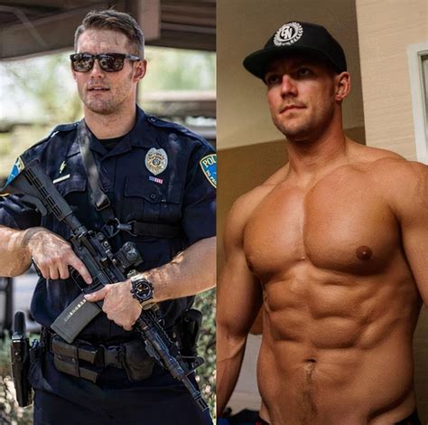 Uniform On… Uniform Off Muscularpoliceofficers On Tumblr