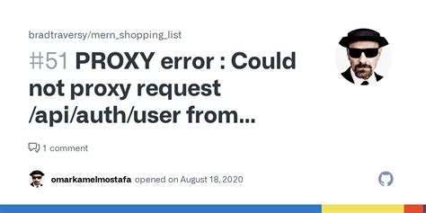 proxy error could not proxy request api auth user from localhost