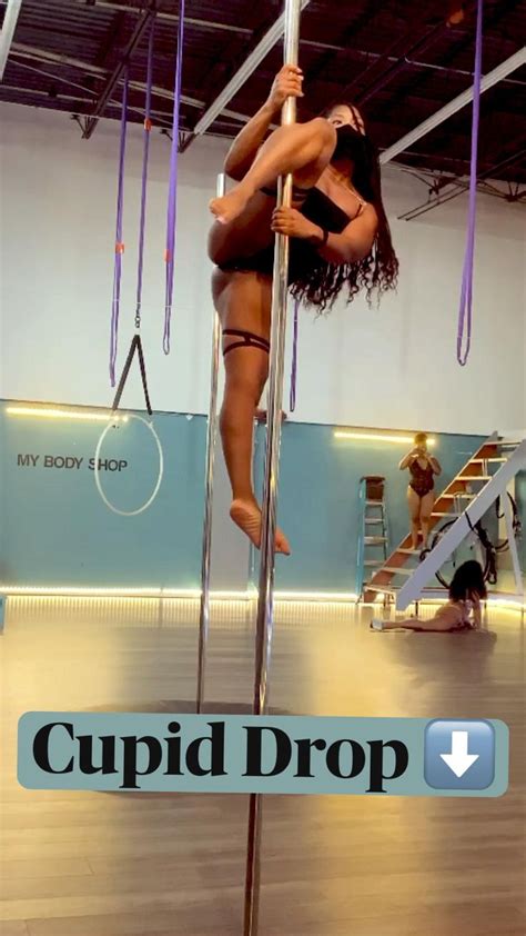 Cupid Drop ⬇️ Pole Fitness Pole Dancing Pole Dance Moves