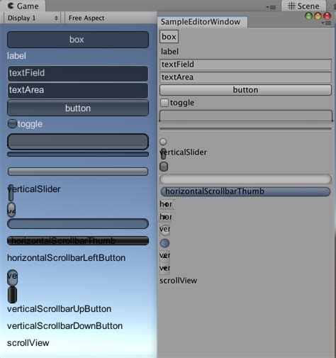 【unity】gui で使える skin 一覧 うにてぃブログ