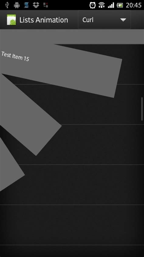 how to android listview scrolling animation in different styles share