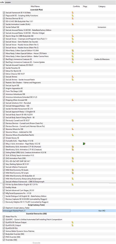 load order query technical support skyrim special edition loverslab