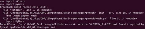 python sklearn and pymesh import causes conflicts