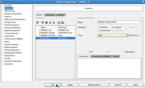 re engineering your database using data modeler 3 1