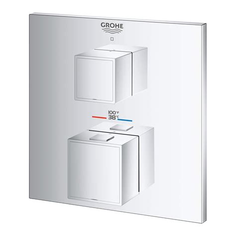 Single Function 2 Handle Thermostatic Valve Trim