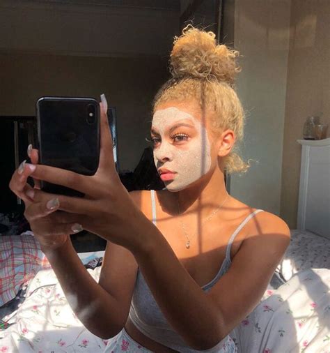 Stayunbothered ️follow Poppinnpinss For More💋 Fresh Face Glowy