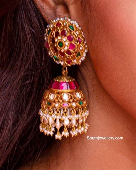 Kundan Earrings Latest Jewelry Designs Indian Jewellery Designs