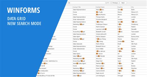 winforms data grid find panel modes v18 2