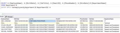 advanced sql cross apply and outer apply {coding}sight