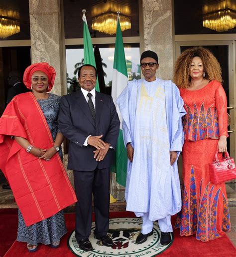 Photos Paul Biya Wife Arrive Nigeria The Nation Newspaper