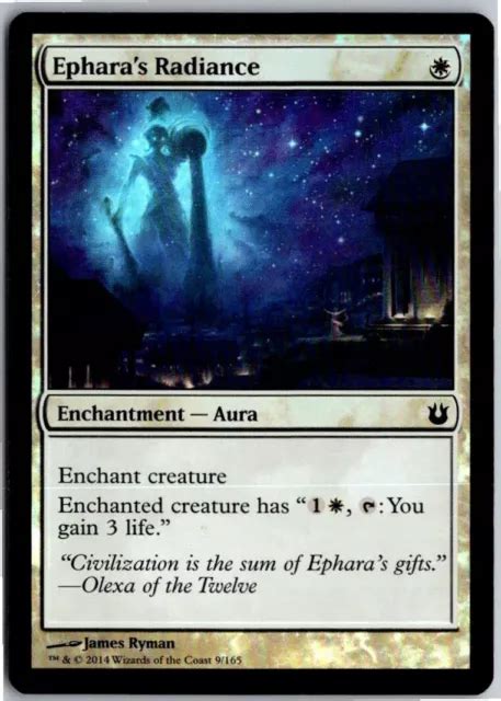 Magic The Gathering Epharas Radiance Born Of The Gods Foil X1 Mtg Free