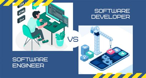 what s the difference software developer vs software engineer techicy