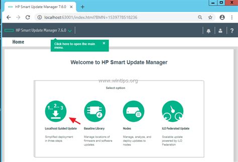 how to use hp smart update manager to update proliant