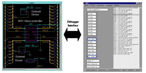 8051 hardware software debugger interface