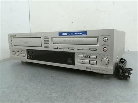 【傷や汚れあり】録再ok☆pioneer パイオニア☆cdレコーダー プレーヤー 3cdチェンジャー☆pdr Wd70 管n11958 の