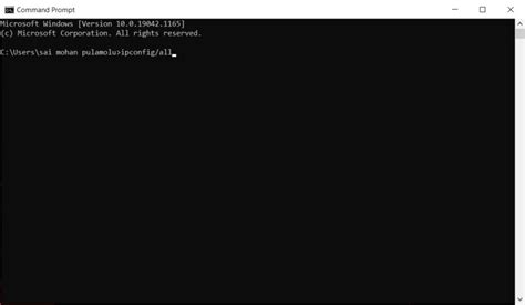 how to find your mac address geeksforgeeks