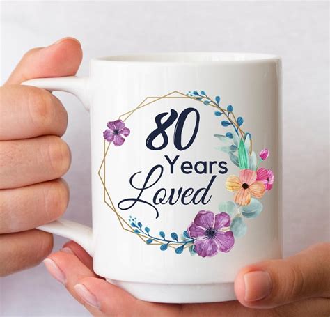 80th Birthday Ts For Women T For 80 Year Old Female 80 Etsy