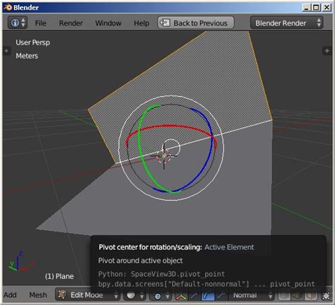 modeling how to rotate half of a plane around the split edge after