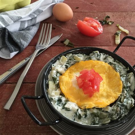 Blettes à La Crème Et Son Omelette Llg